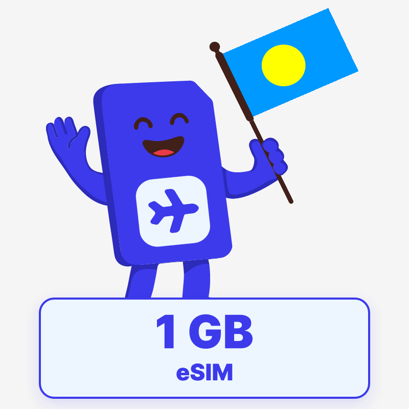 Palau eSIM: Günstiges mobiles Internet